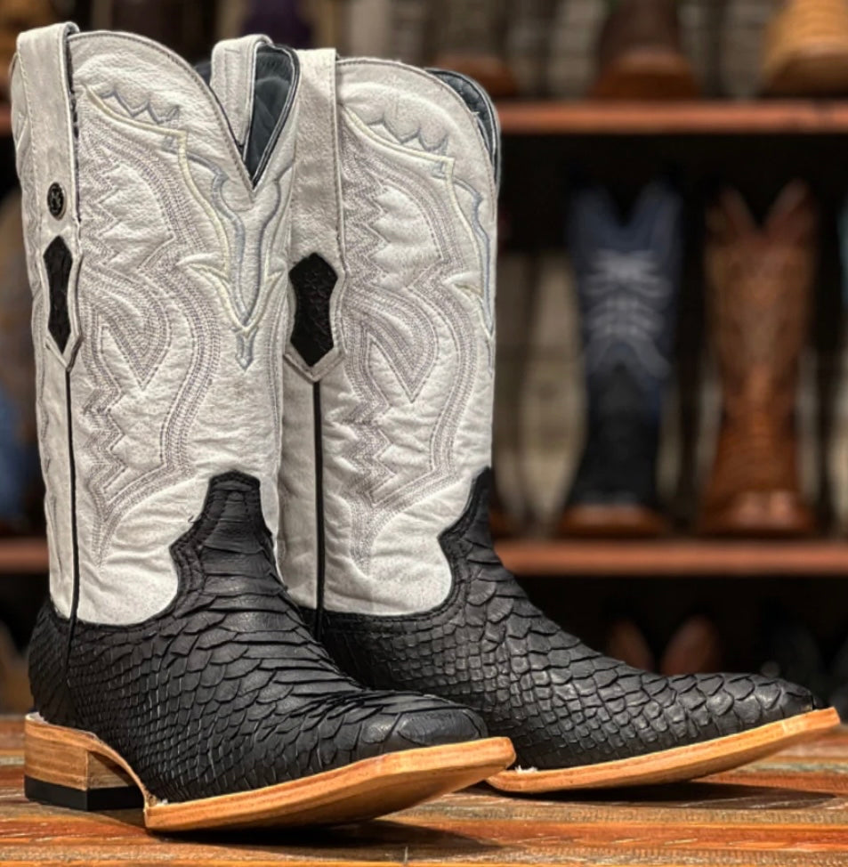 Tanner Mark Men’s Black Python Boots– Jack’s Western and Outdoor Wear