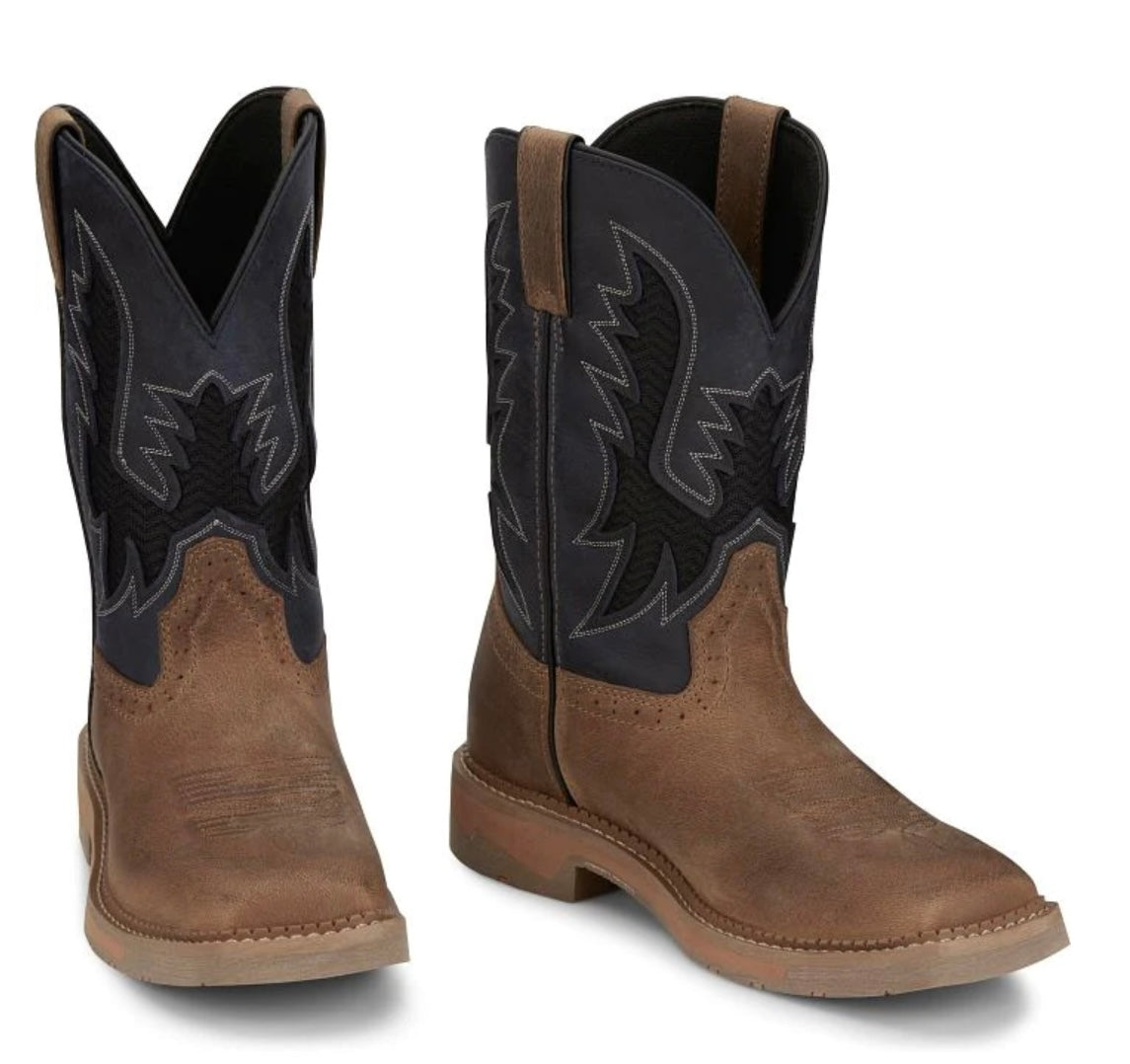 Justin MEN'S BOLT SOFT TOE BUFFALO WORK BOOT - SE4114– Jack’s Western ...