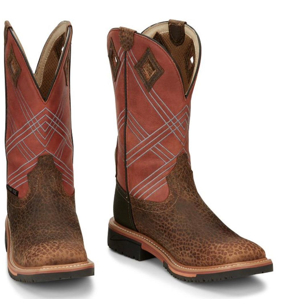 Justin DALHART 12" NANO COMPOSITE TOE WATERPROOF WORK BOOT– Jack’s ...