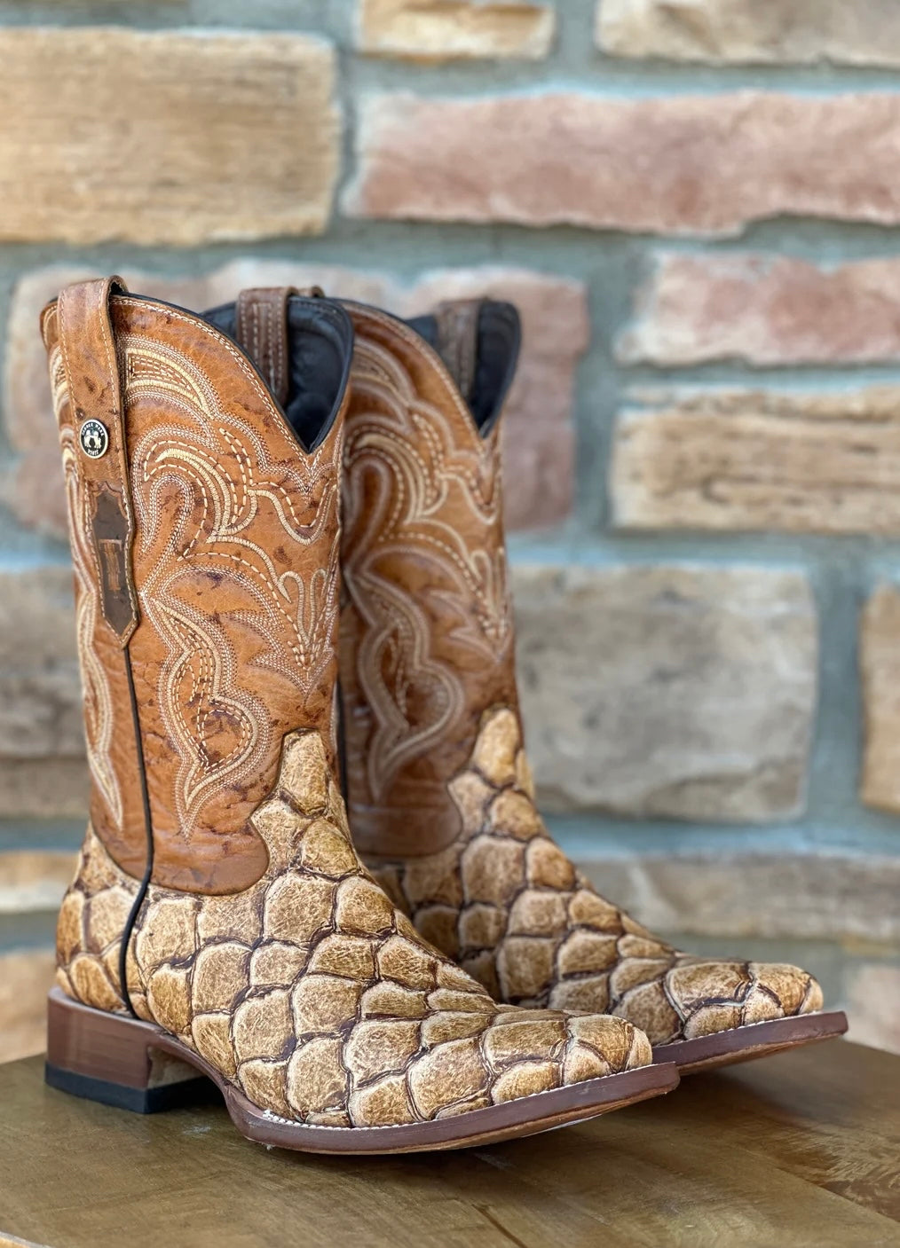 Tanner Mark Men’s Fish Print Boots– Jack’s Western and Outdoor Wear