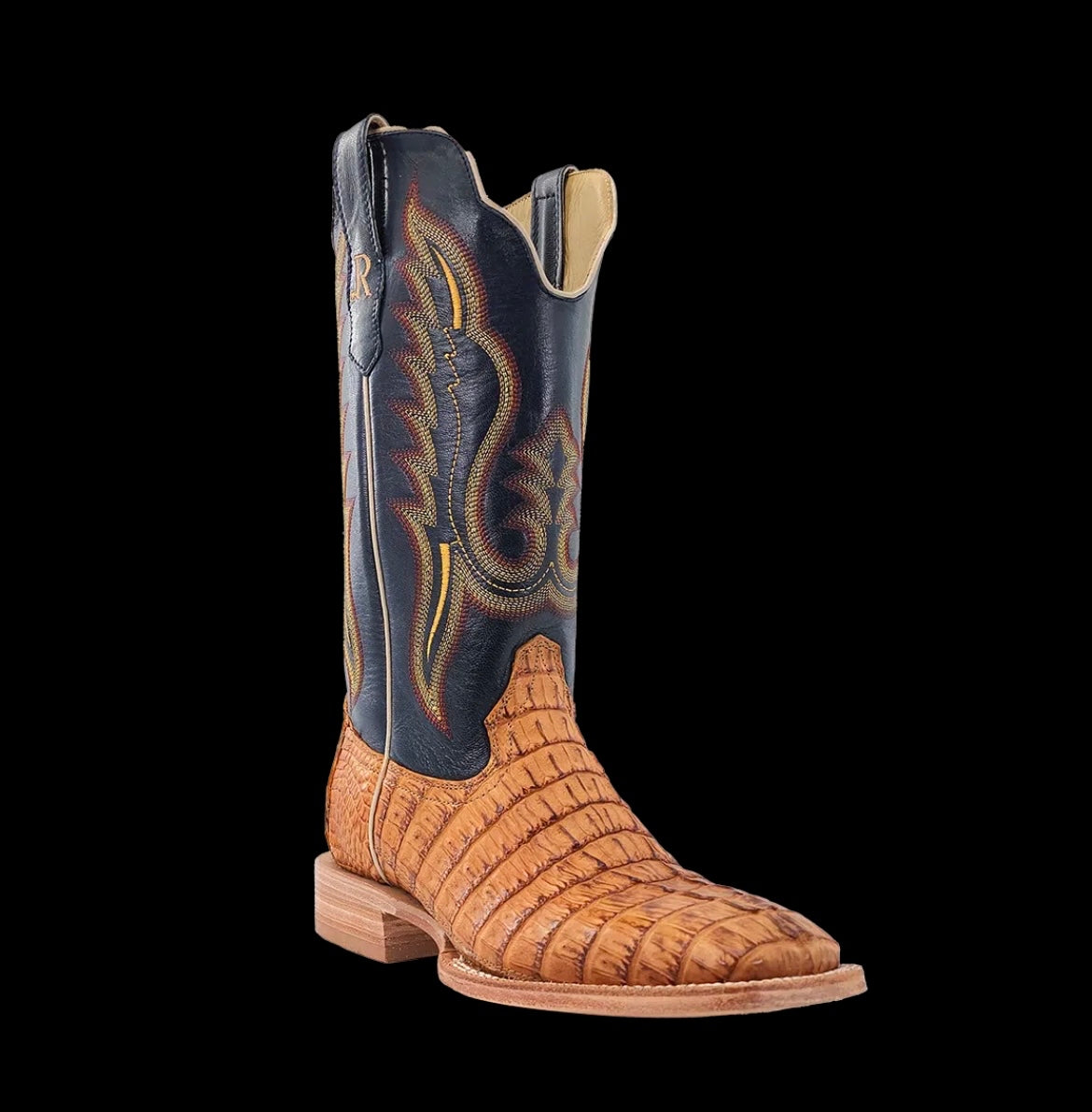 R. Watson RW3010 Saddle Hornback Caiman Tail Boots– Jack’s Western and ...
