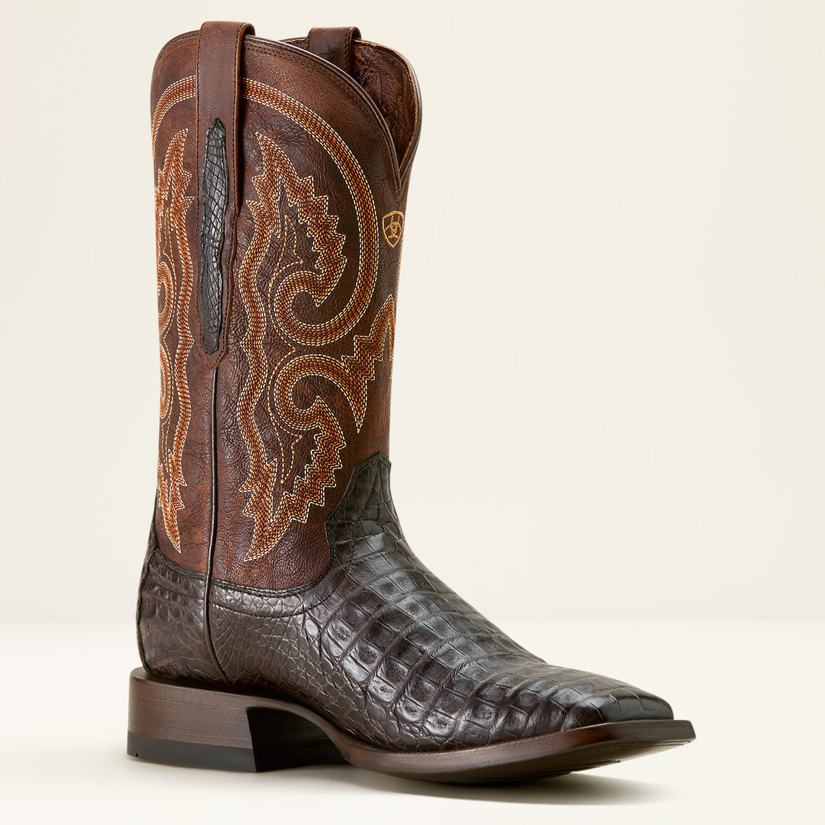 Ariat Classic Callen Caiman Belly - Chocolate/Chestnut Brown– Jack’s ...