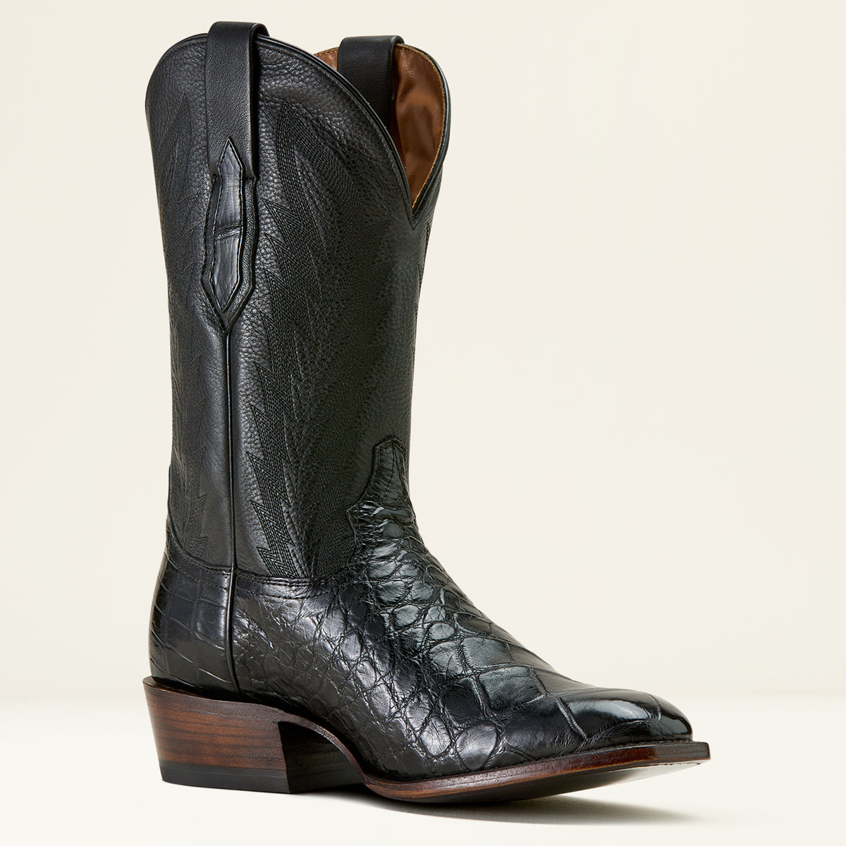 Ariat Willie Black American Alligator French Toe Western Boot– Jack’s Western and Outdoor Wear