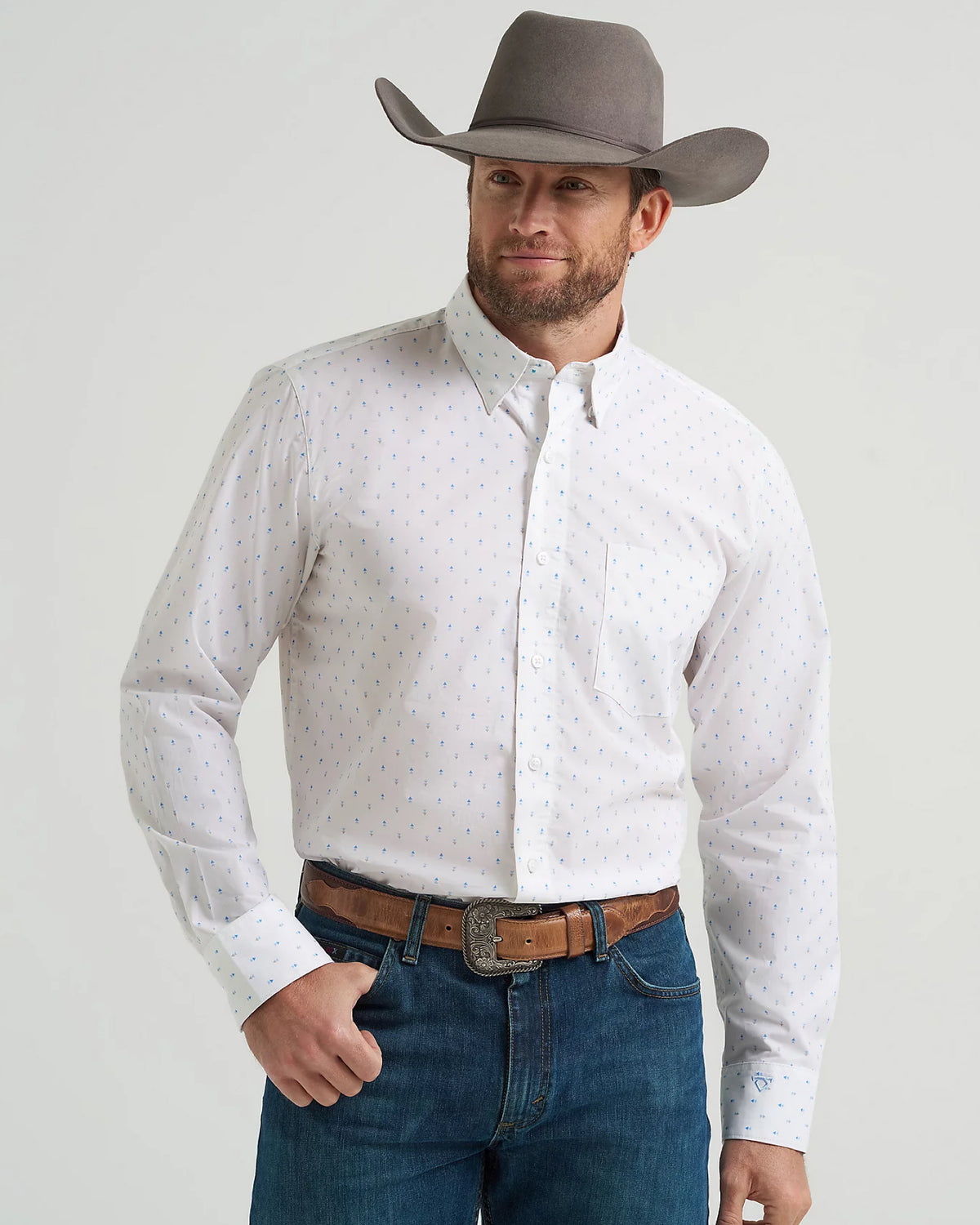 Wrangler Men's Cody Johnson One Pocket Button Down Shirt– Jack’s ...